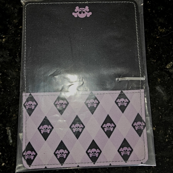 Accessories | Purple Skull Debit Register And Card Holder Wallet | Poshmark